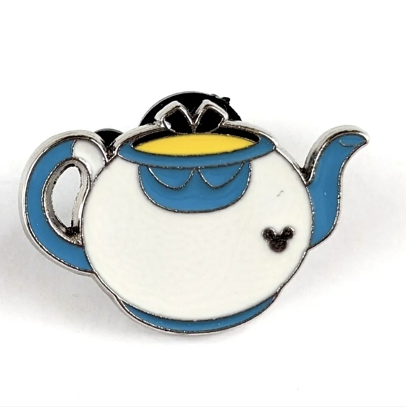 Disney | Jewelry | Disney Alice In Wonderland Hidden Mickey Pins Teapot ...